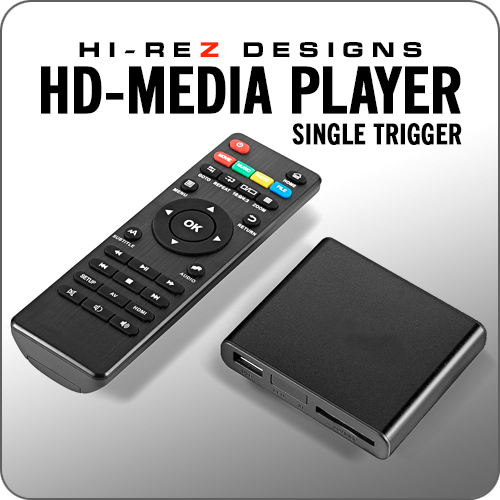 MINI HD-MEDIA PLAYER - SINGLE TRIGGERING – Hi-Rez Designs