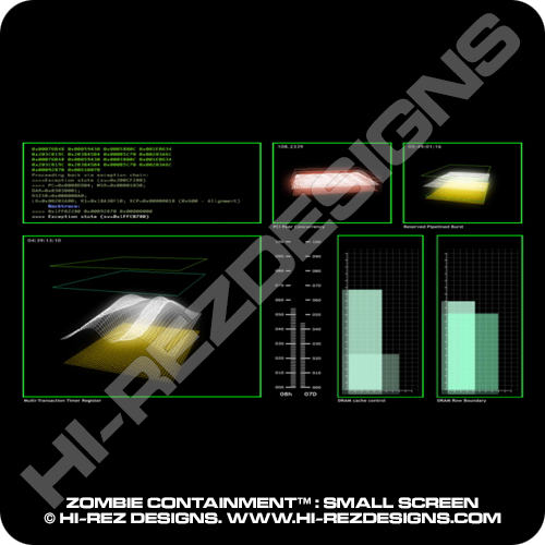 ZOMBIE CONTAINMENT: VOLUME 1 + Readout - HD – Hi-Rez Designs